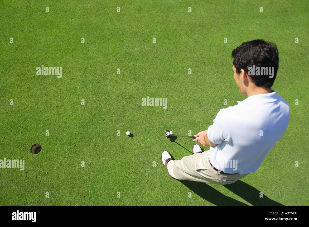 Putt stance hi-res stock photography and images - Alamy