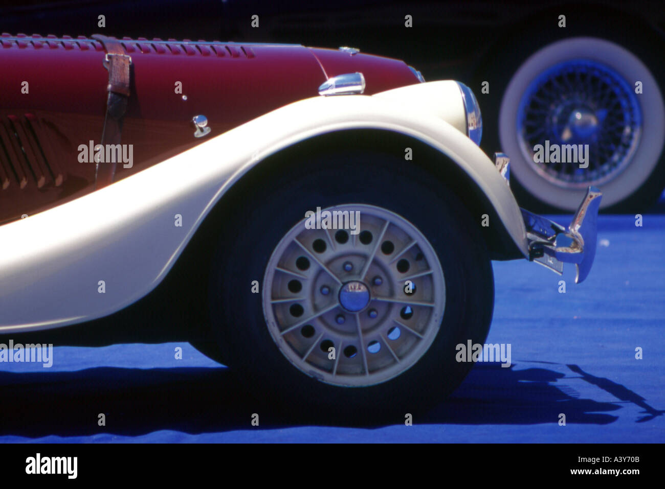 british classic car MG morgan Stock Photo - Alamy
