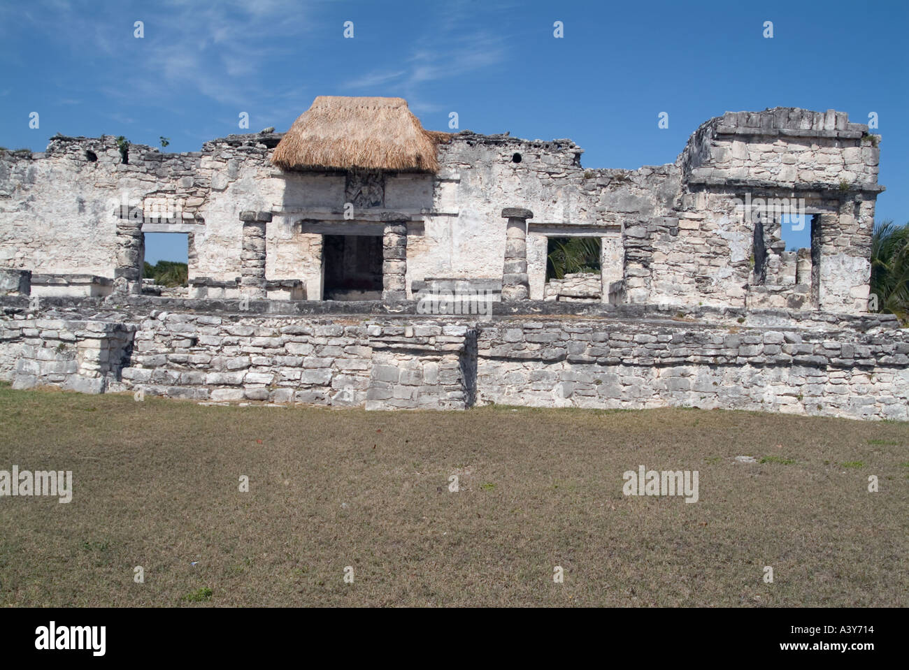 Tulum Riviera Maya Mexico ancient ruins stone architecture Stock Photo ...