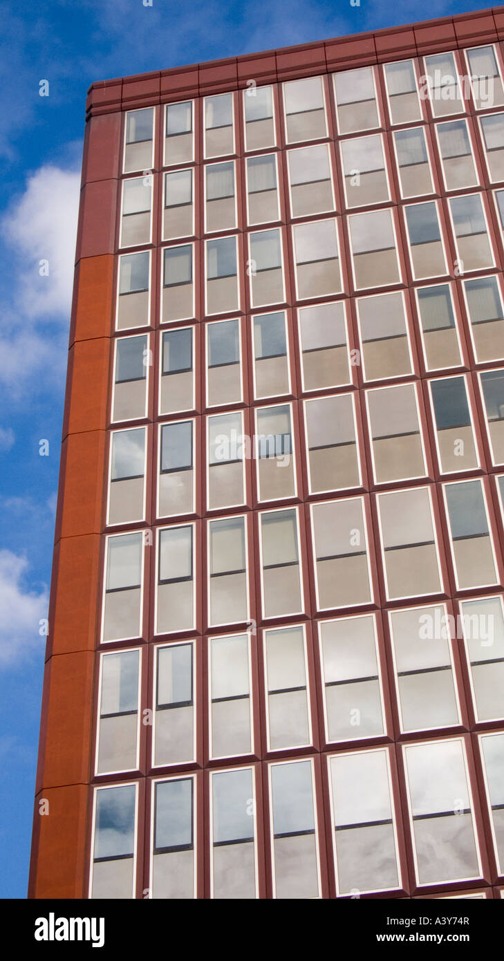 detail of glass clad high rise office building London England UK Stock ...