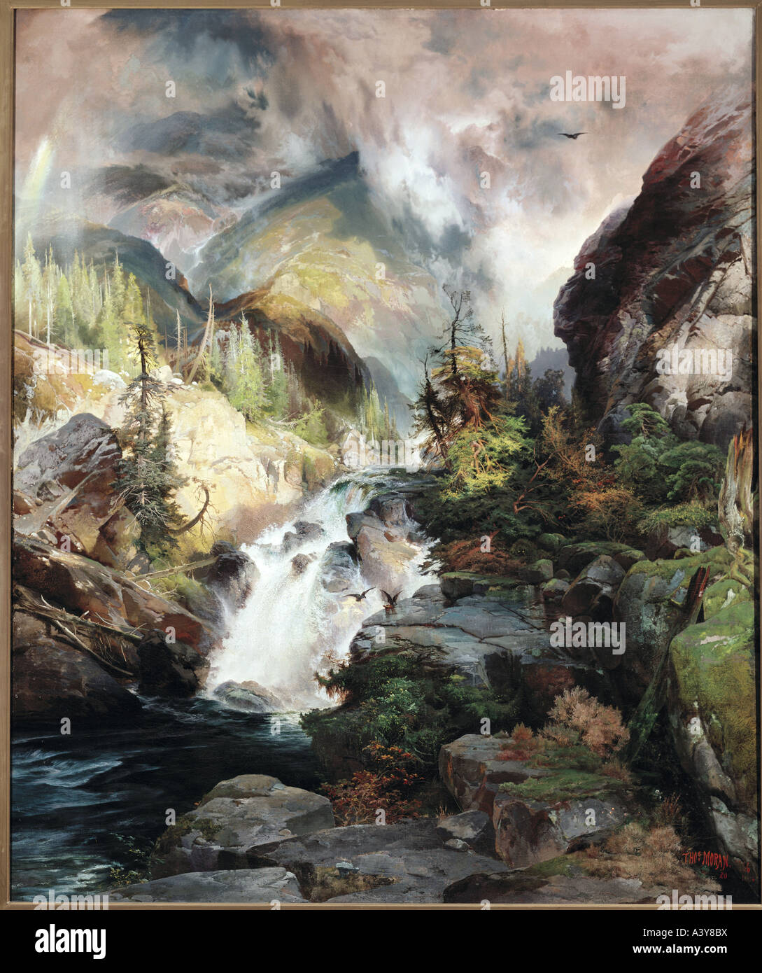 geography / travel, USA, landscapes, "Children of the mountains ...