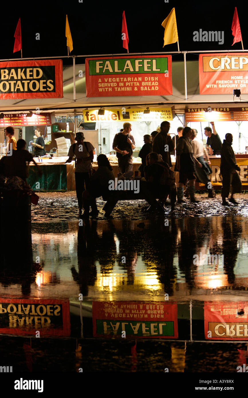 Food stall glastonbury hi-res stock photography and images - Alamy