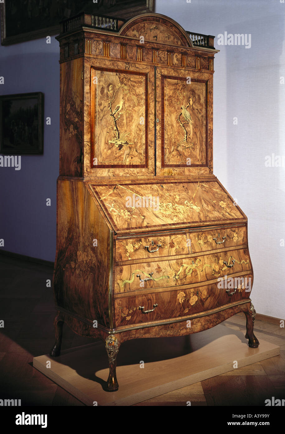 fine arts, furniture, davenport, by David Roentgen (1743 - 1807 ...