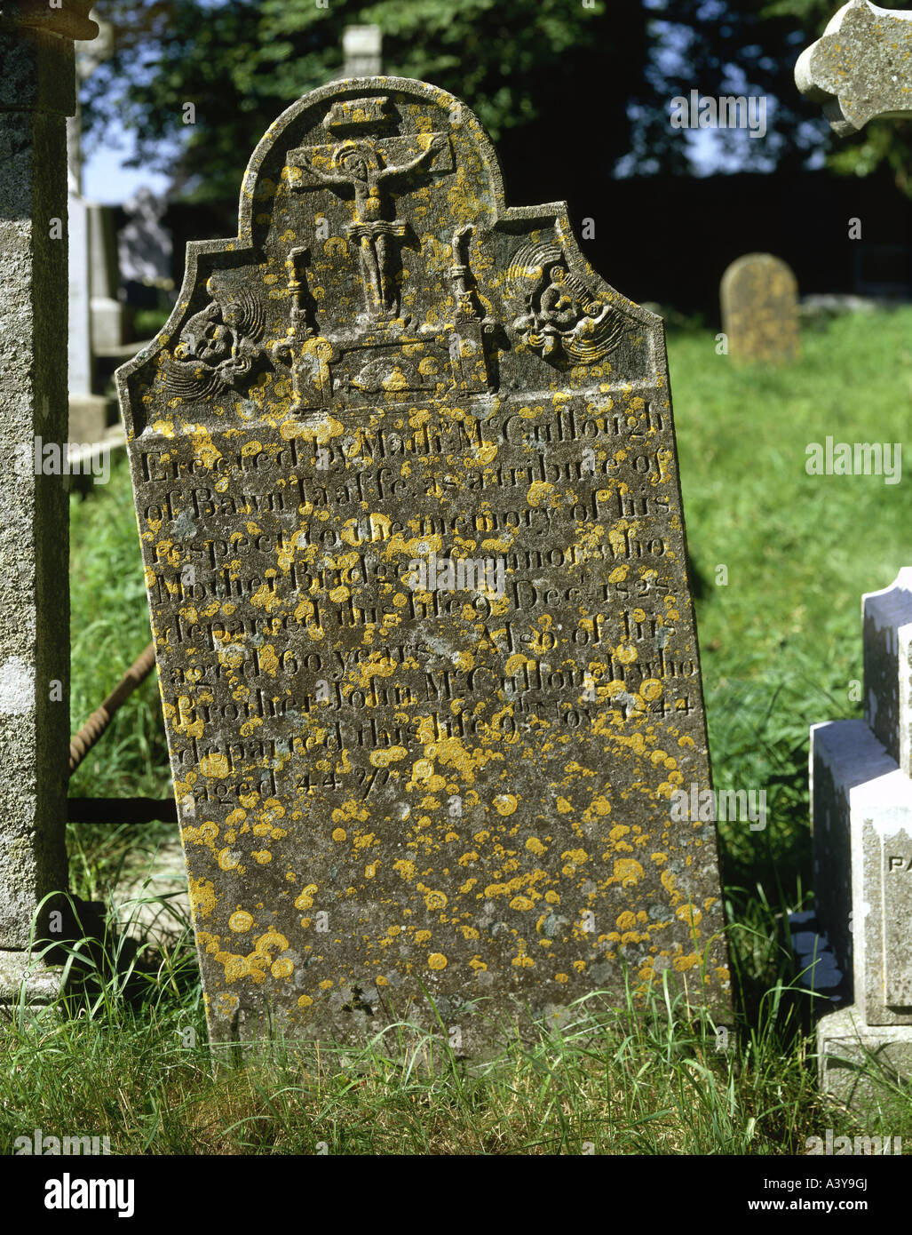 travel / geography, Ireland, Monasterboice, monuments, tombstone ...