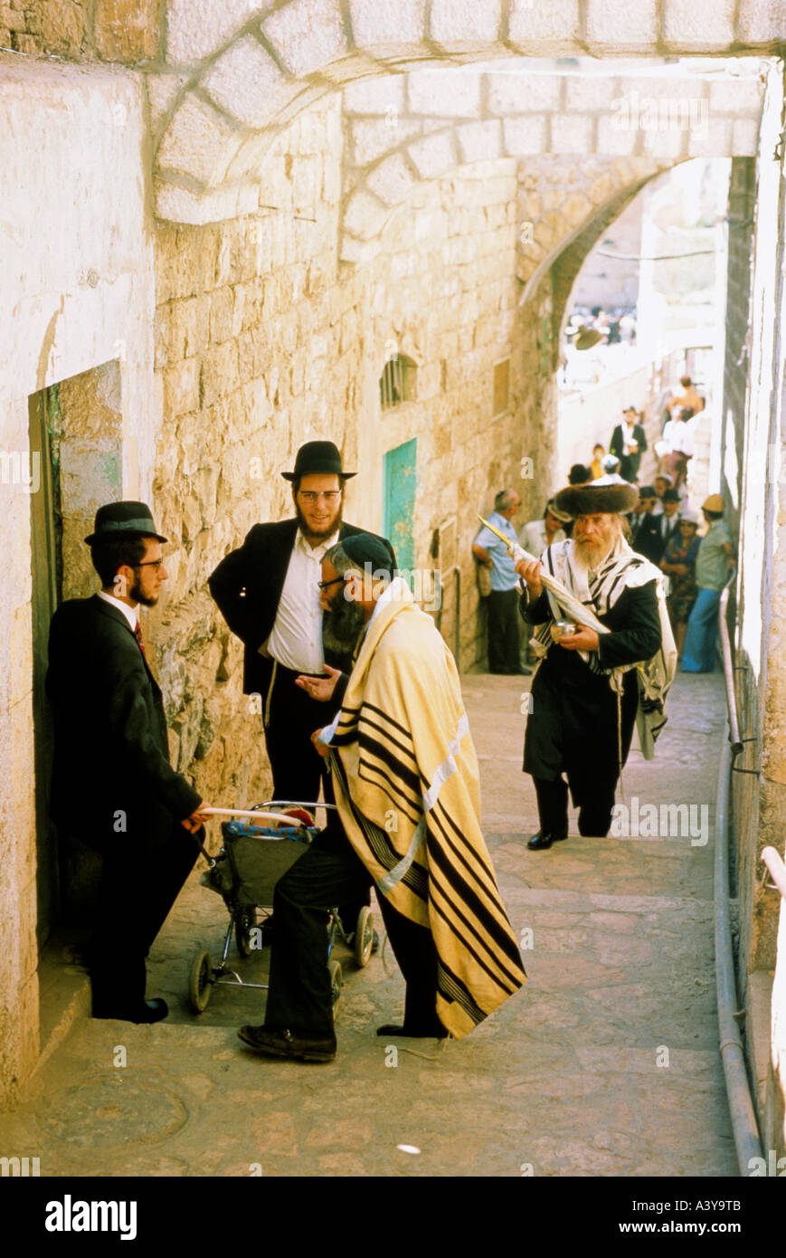 portrait of orthodox jews city of jerusalem old town israel editorial ...