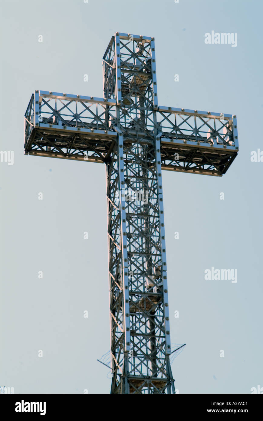 Jacques Cartier Cross Mount Royal Montreal Canada North America Stock ...