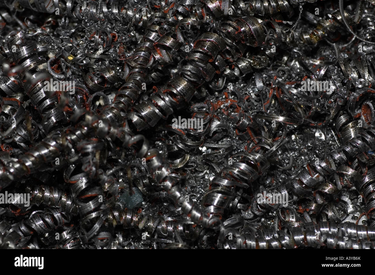Swarf from pipe threading machine hi-res stock photography and images ...