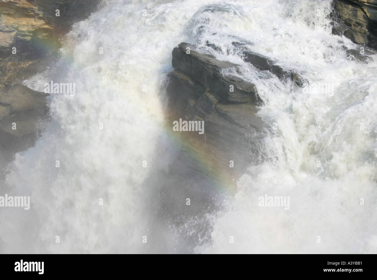 Jasper waterfall rainbow hi-res stock photography and images - Alamy