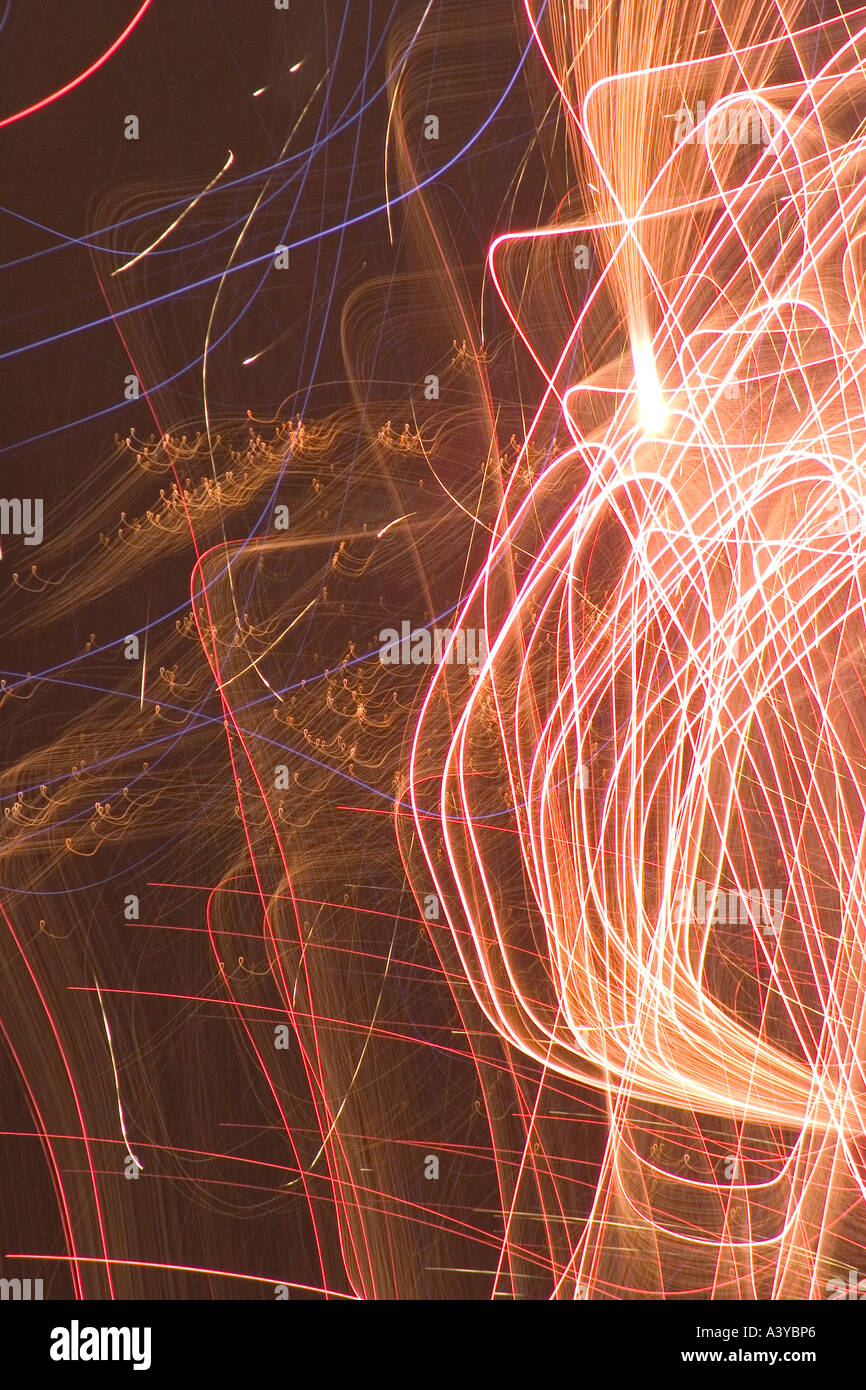 Light Trails for Background Stock Photo - Alamy