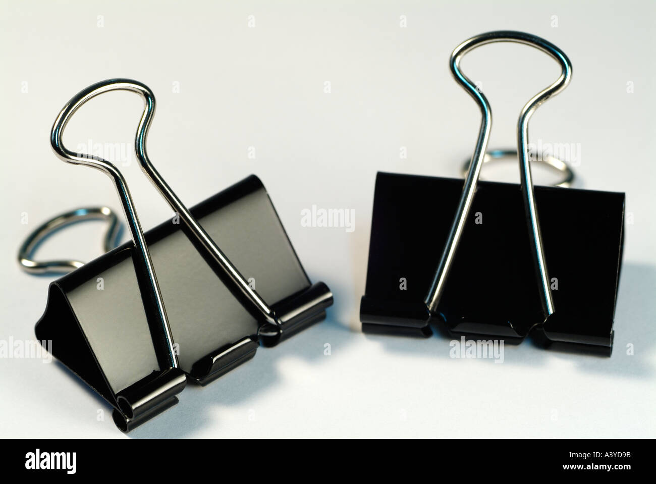 Pair of Bulldog Clips Stock Photo - Alamy