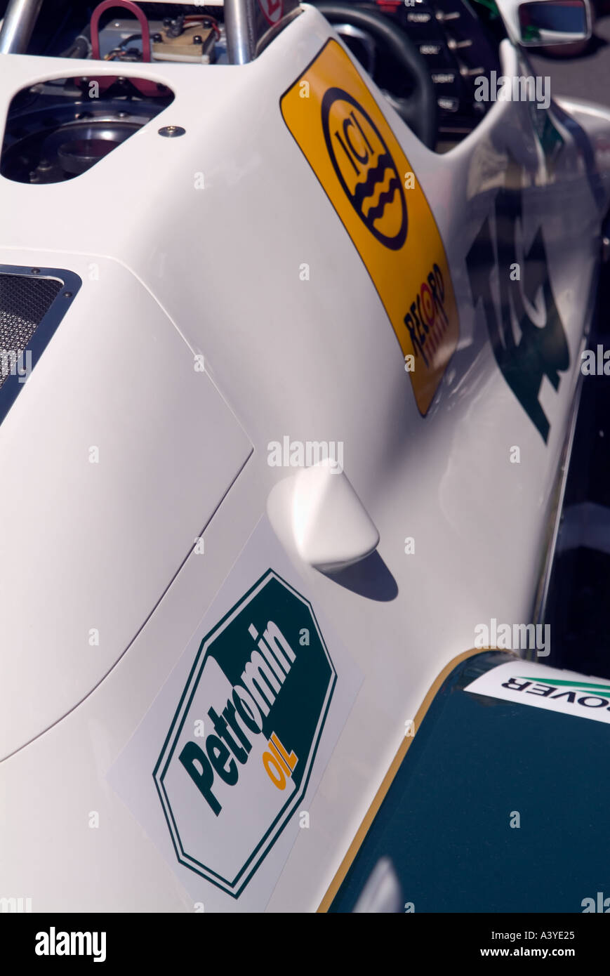 Vintage racing cars formula 1 pit lane cockpit control panel Gilles ...