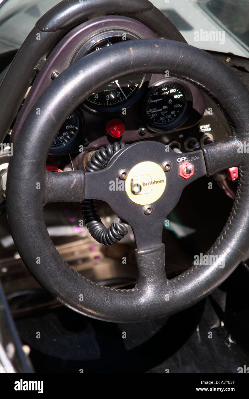 Vintage racing cars formula 1 pit lane cockpit control panel Gilles ...