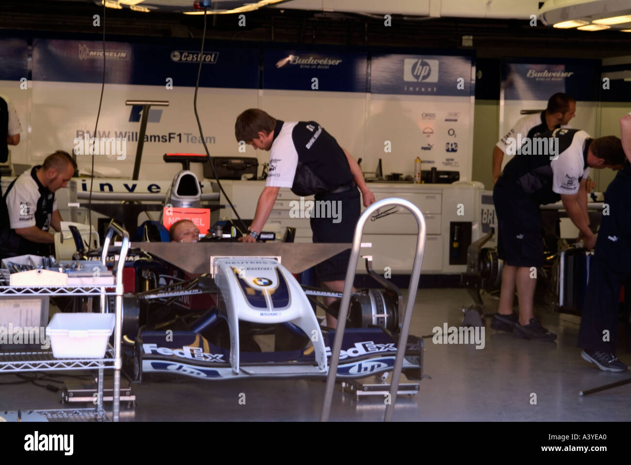 Williams f1 display hi-res stock photography and images - Alamy