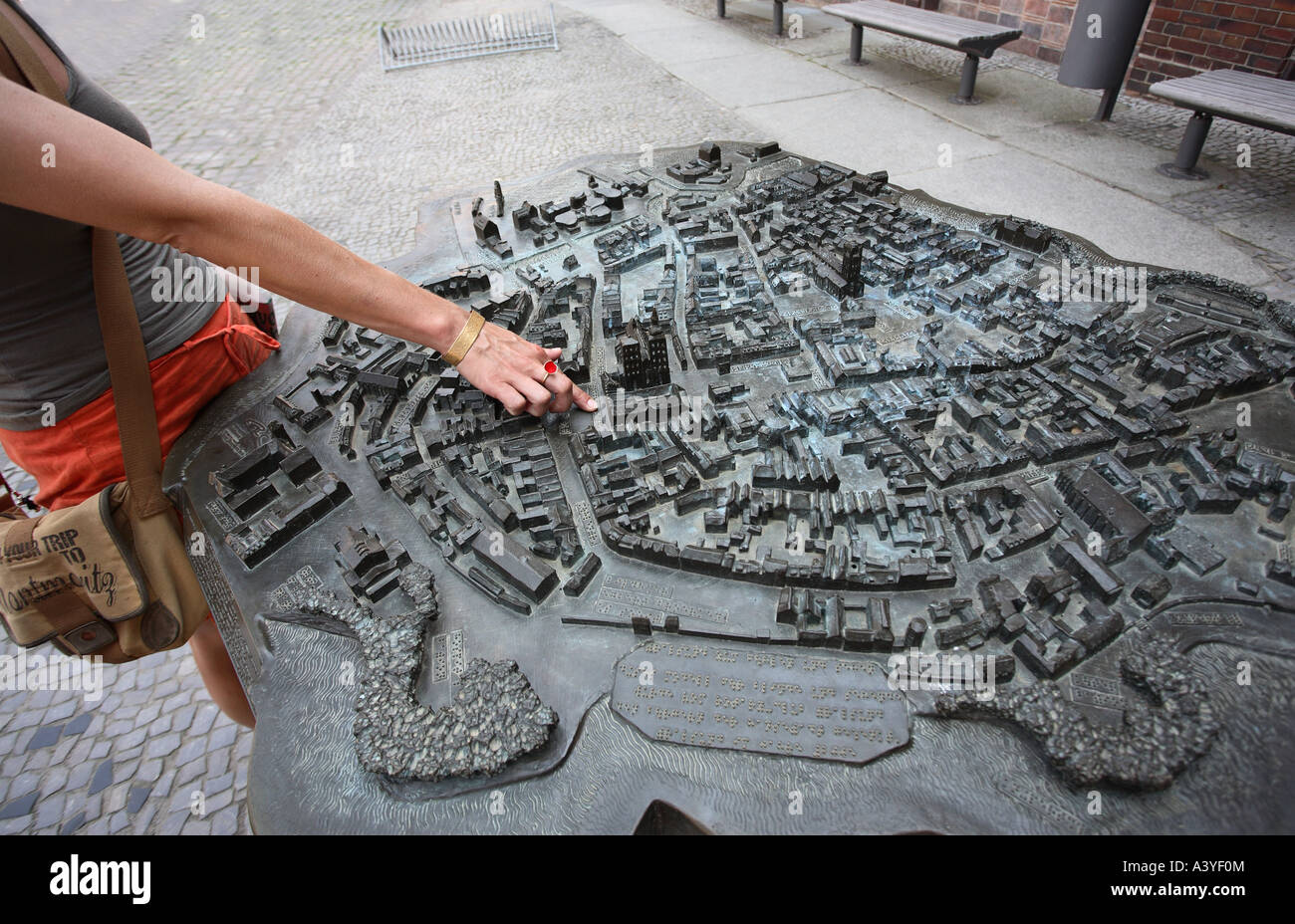 town model Stralsund Germany Stock Photo - Alamy