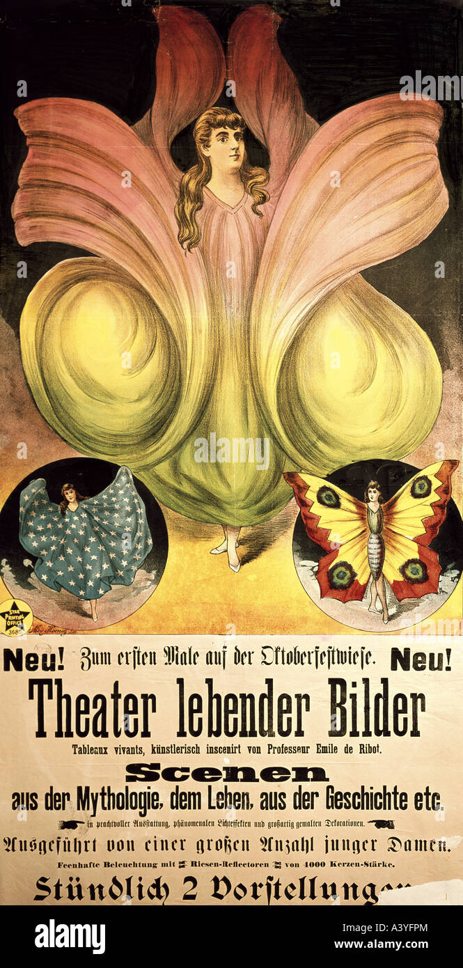 festivity, fairs, Oktoberfest, carny, theatre of living images, poster ...