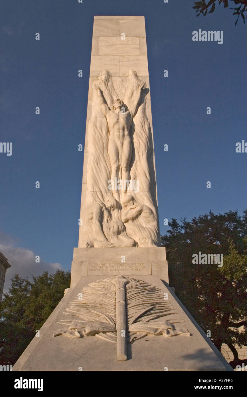 Alamo Memorial in Alamo Plaza, San Antonio, texas USA Stock Photo - Alamy