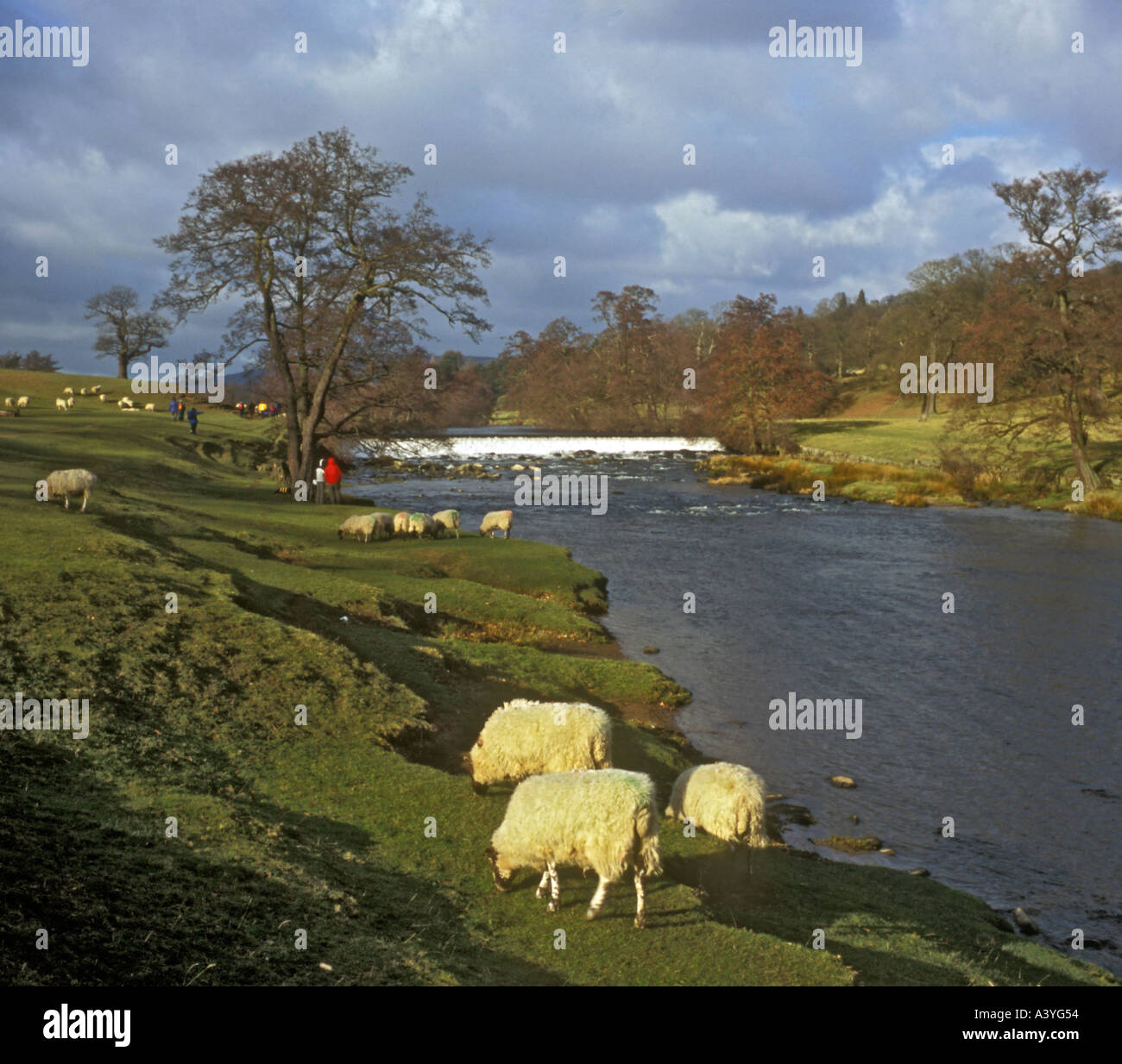 Chatsworth river derwent hi-res stock photography and images - Alamy