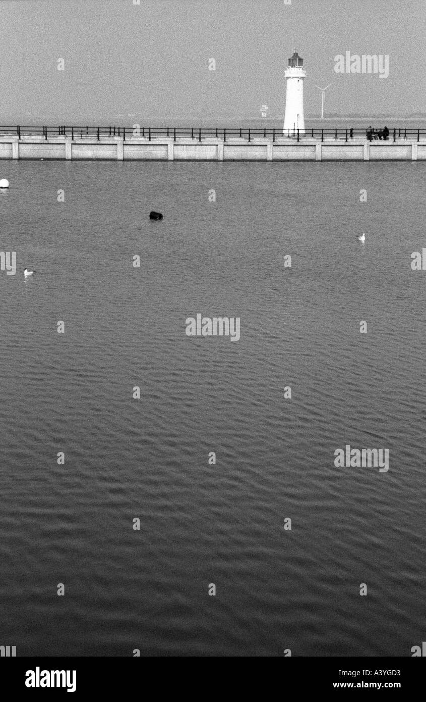 Perch Rock Lighthouse 3 New Brighton Wirral Stock Photo - Alamy