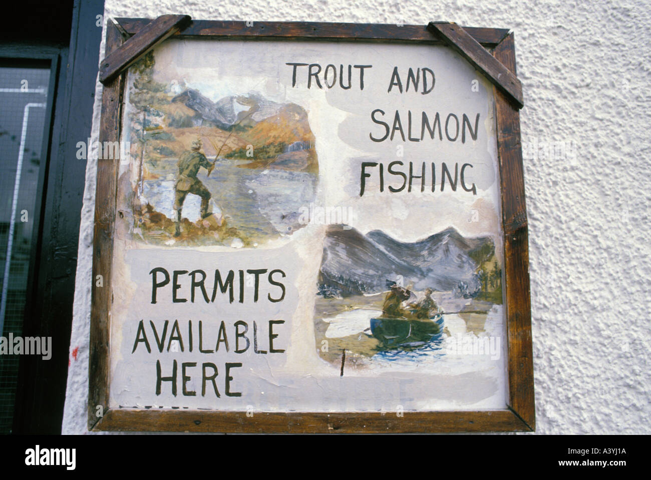 Fishing permits sign hi-res stock photography and images - Alamy
