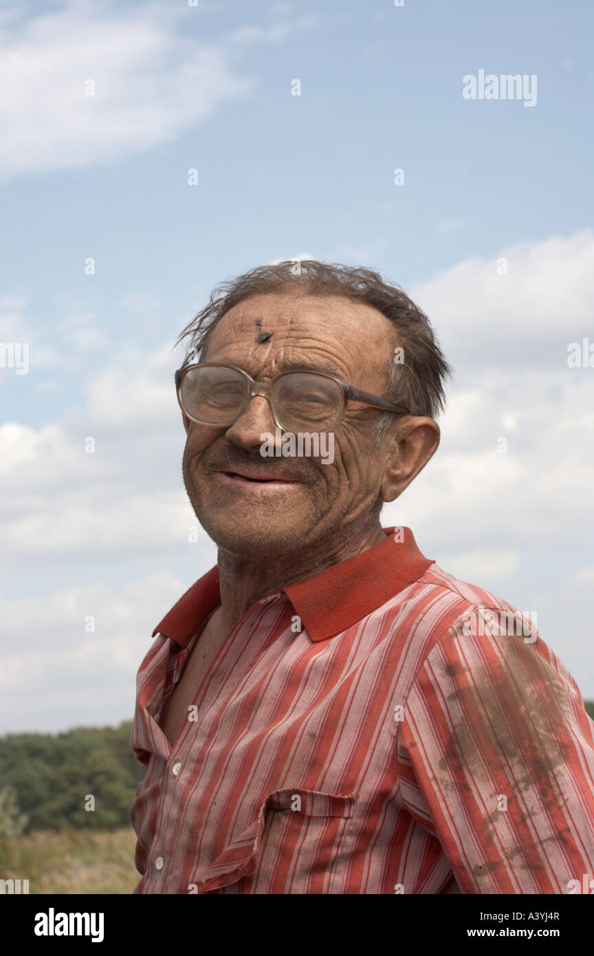 Portrait of farm worker Stock Photo - Alamy