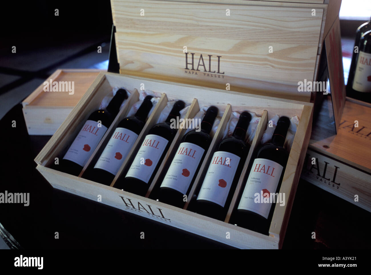 Hall Winery Napa Valley California Stock Photo - Alamy