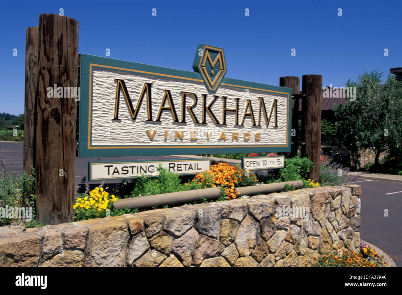 Markham Vineyards Napa Valley California Stock Photo - Alamy