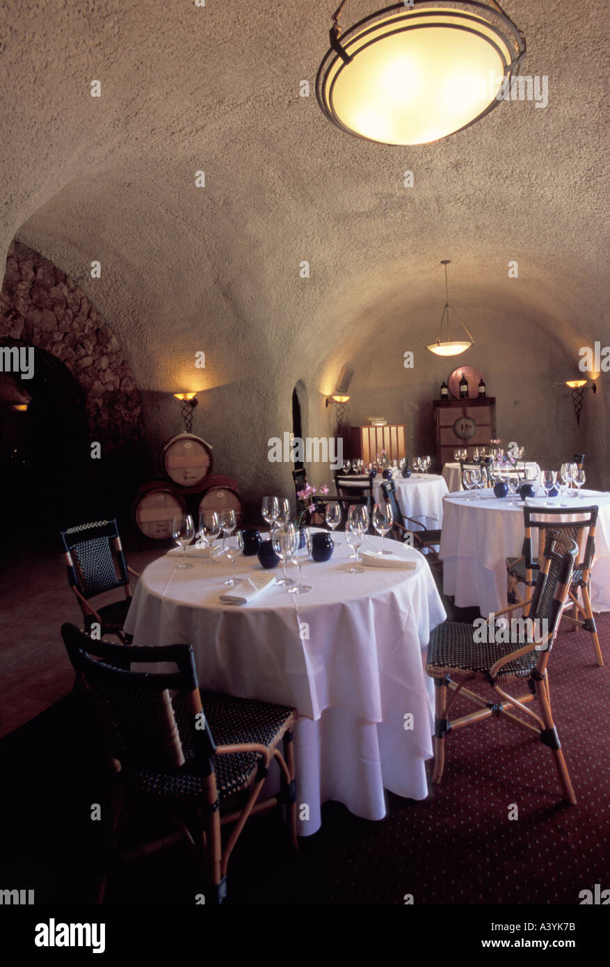 Pine Ridge Winery Napa Valley California Stock Photo - Alamy