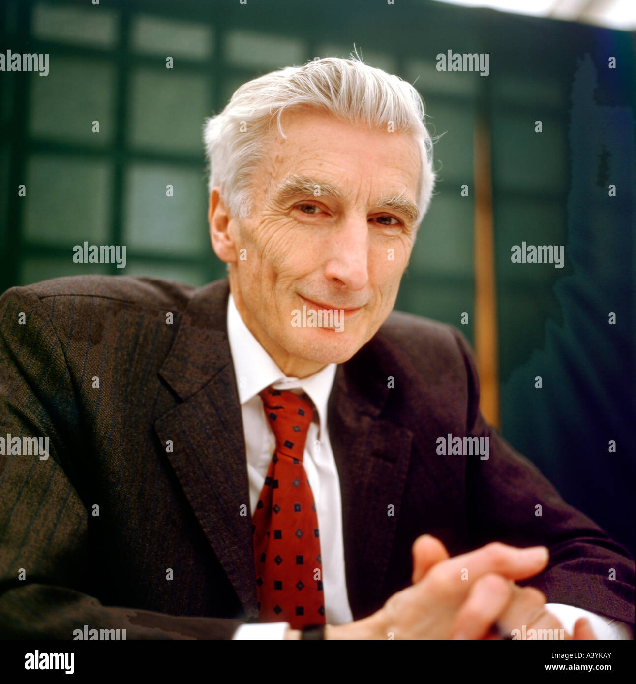 Astronomer Royal Sir Martin Rees at the 2006 Guardian Hay Festival, Hay ...