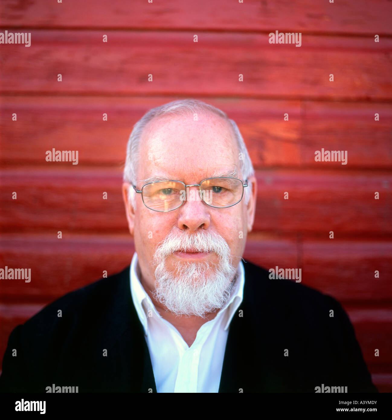 British Artist Sir Peter Blake at the Hay Festival in Hay-on-Wye Wales ...