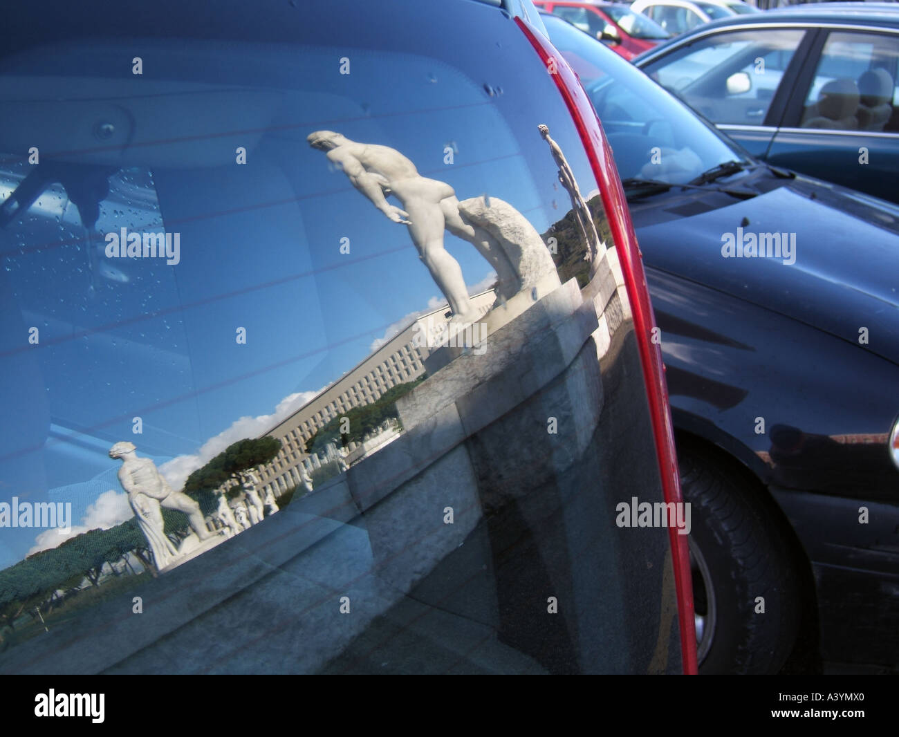 statues at stadio dei marmi, rome Stock Photo - Alamy