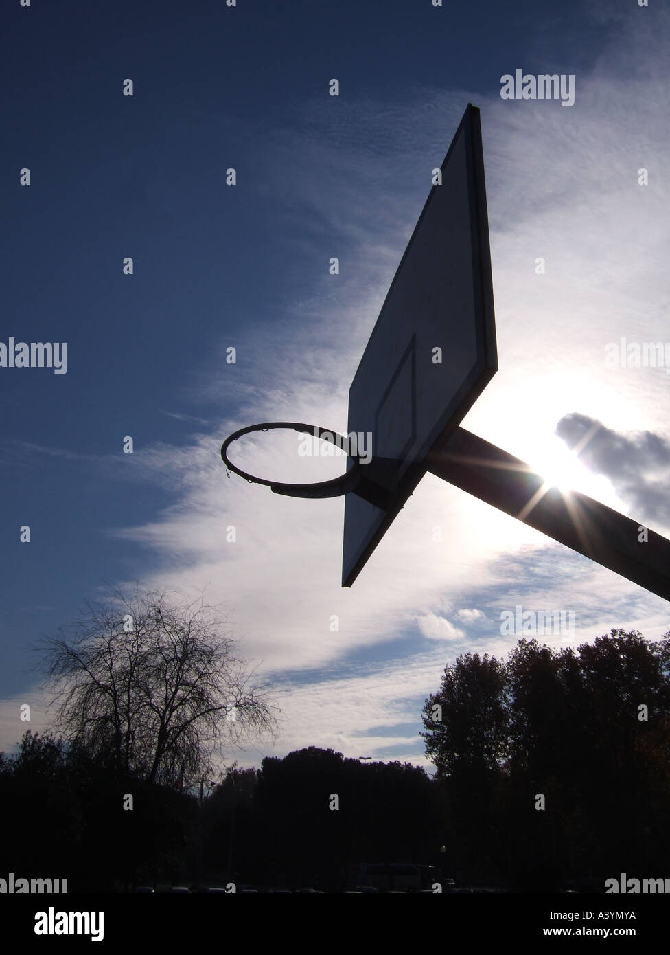 Basketball hoop closed hi-res stock photography and images - Alamy