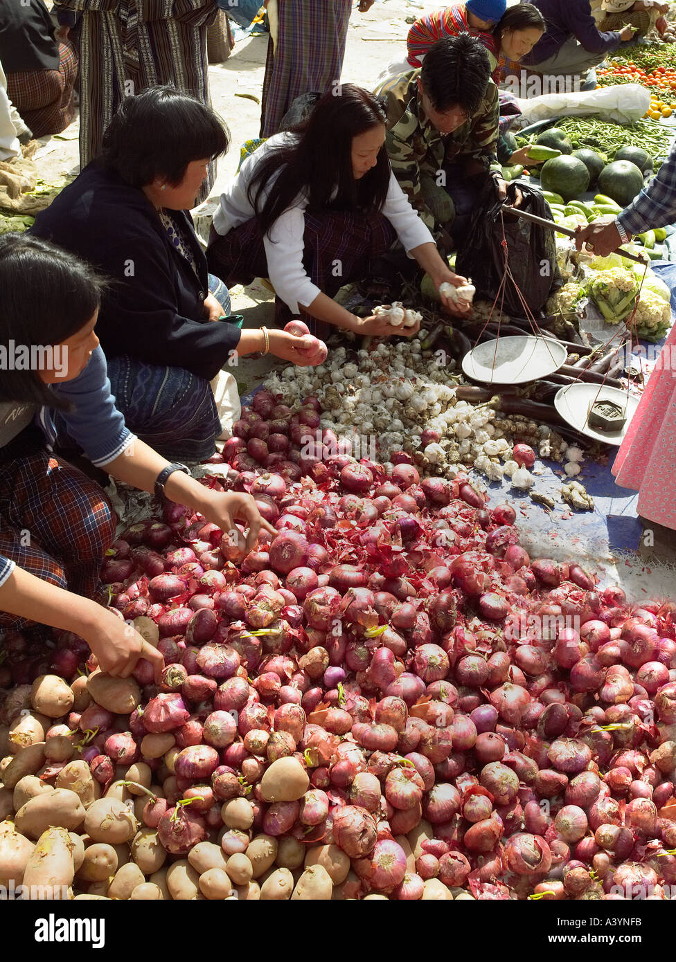 Paro food market hi-res stock photography and images - Alamy