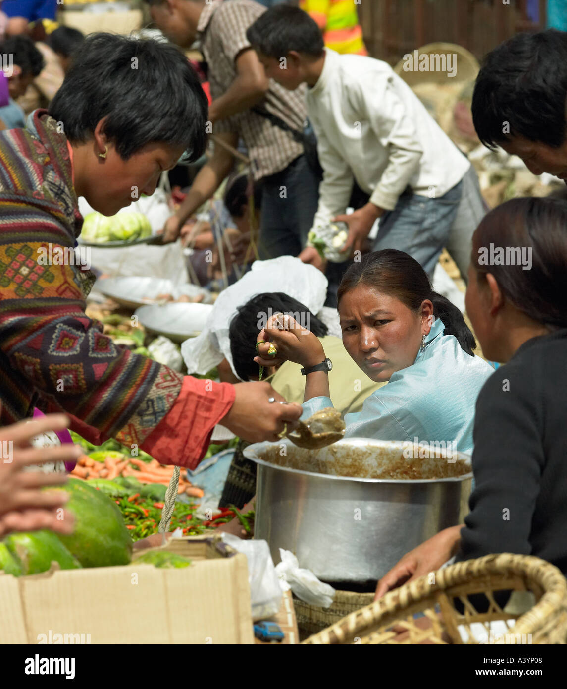 Paro food market hi-res stock photography and images - Alamy