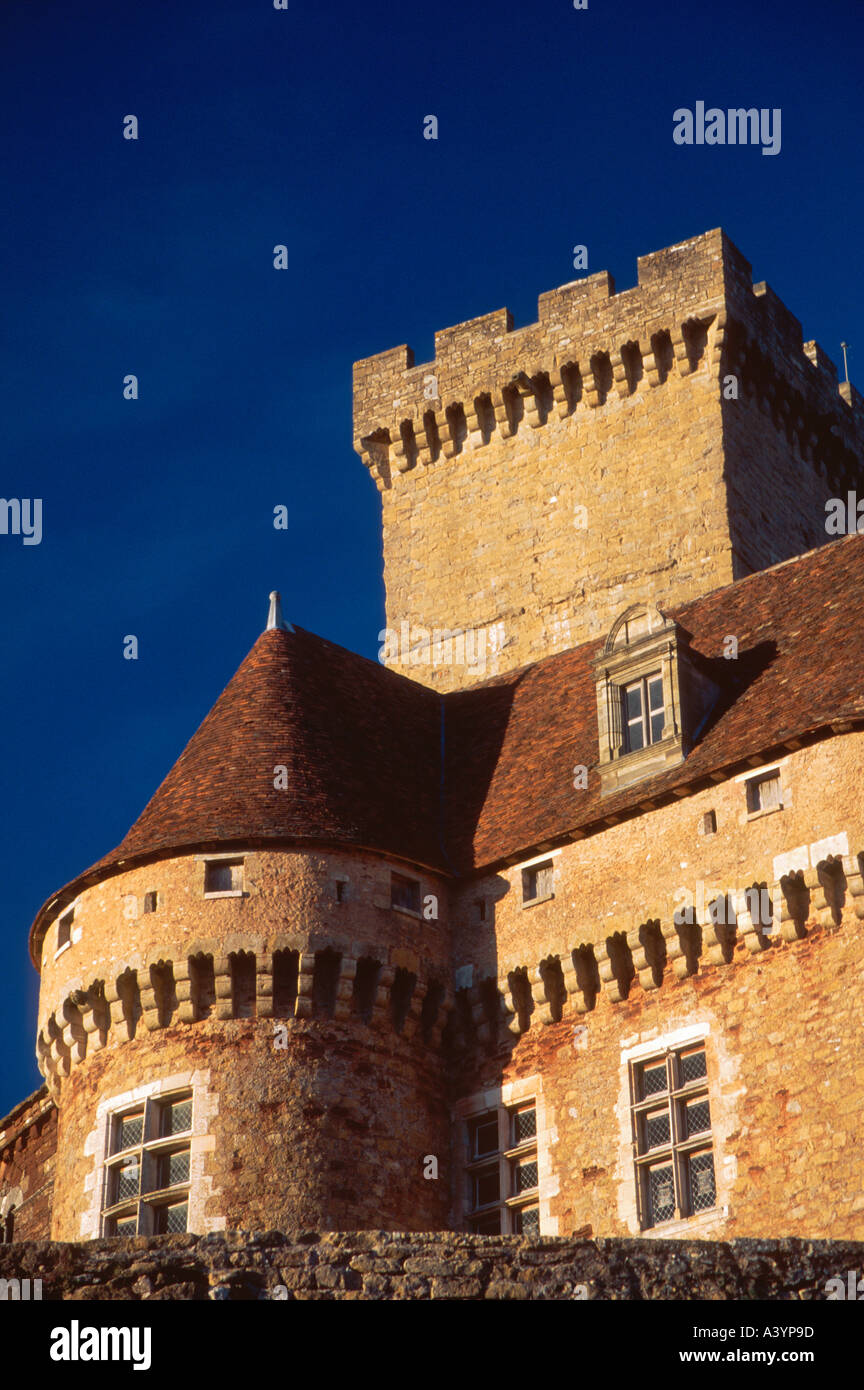 Castle of Castelnaud in Dordogne France Stock Photo - Alamy
