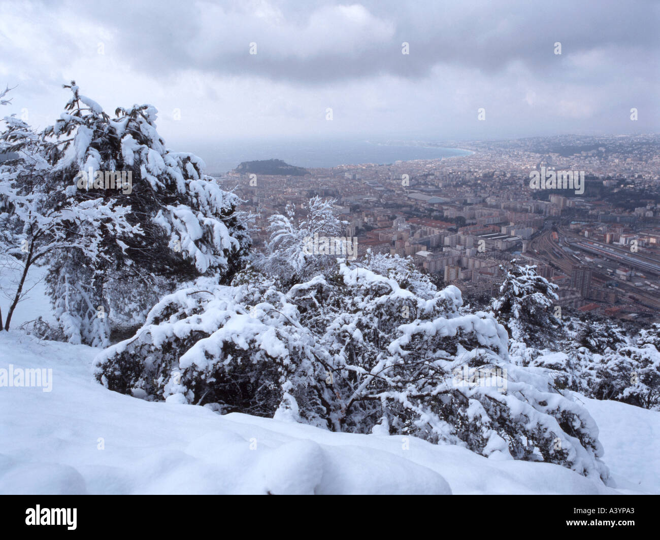 French riviera angel bay hi-res stock photography and images - Alamy