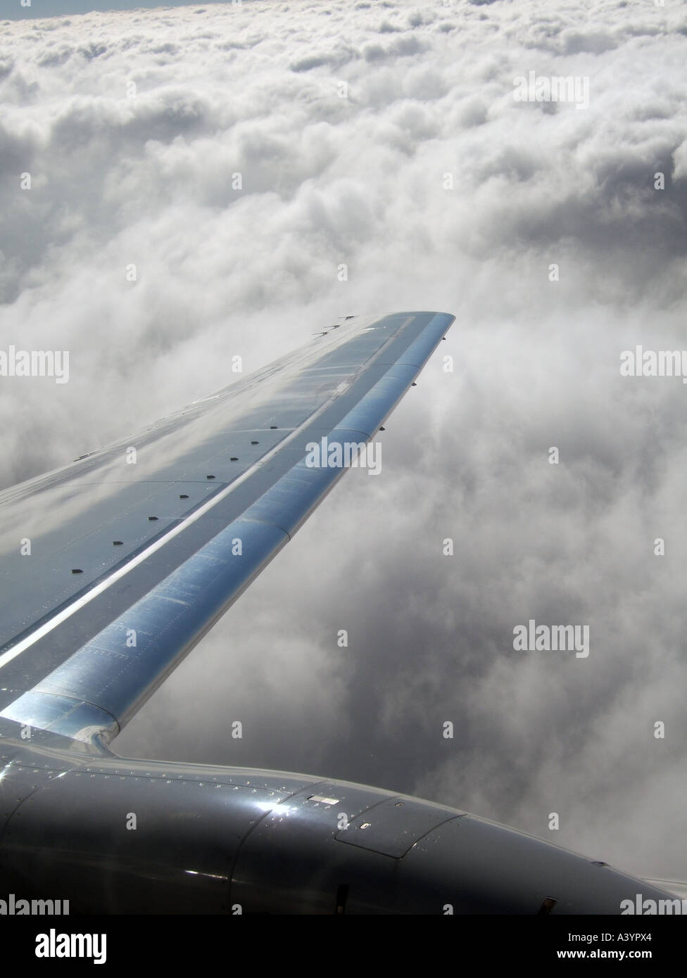 view from plane cabin window Stock Photo - Alamy