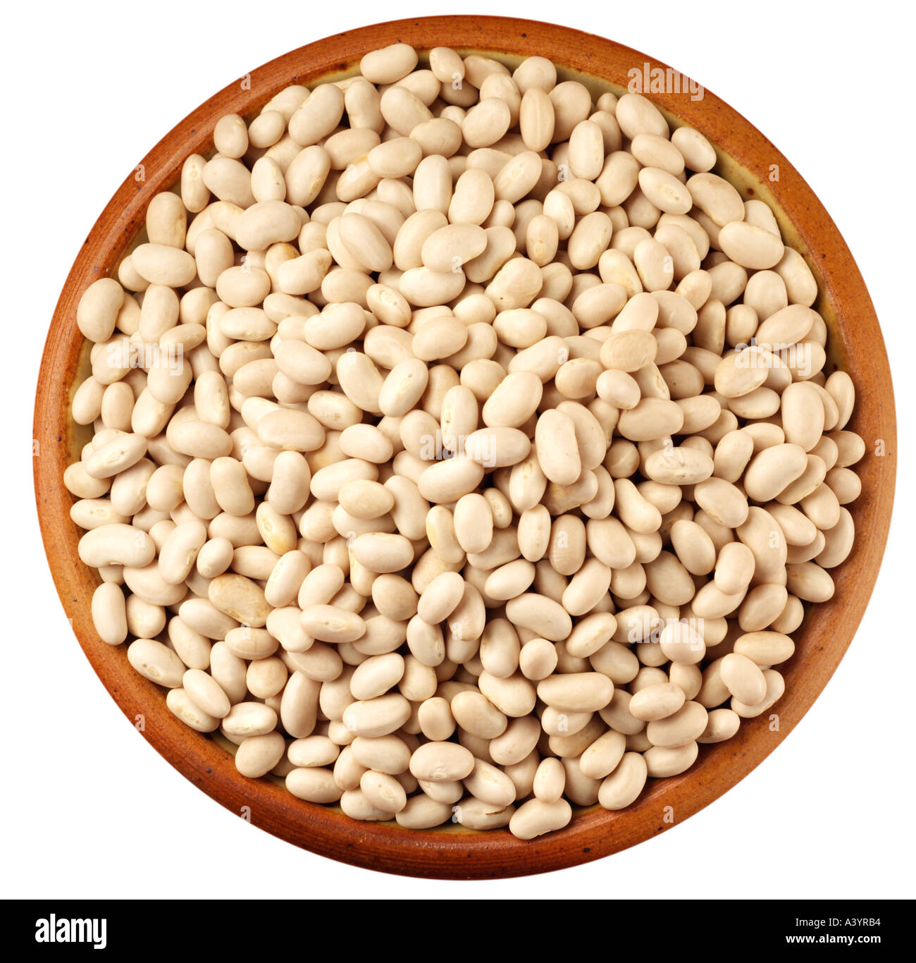 HARICOT BEANS ON WHITE Stock Photo - Alamy