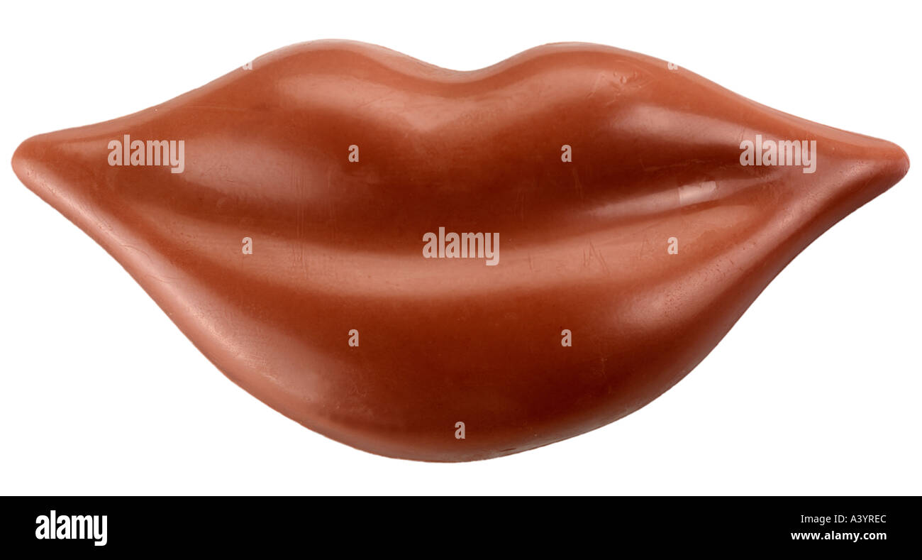 Chocolate lips hi-res stock photography and images - Alamy