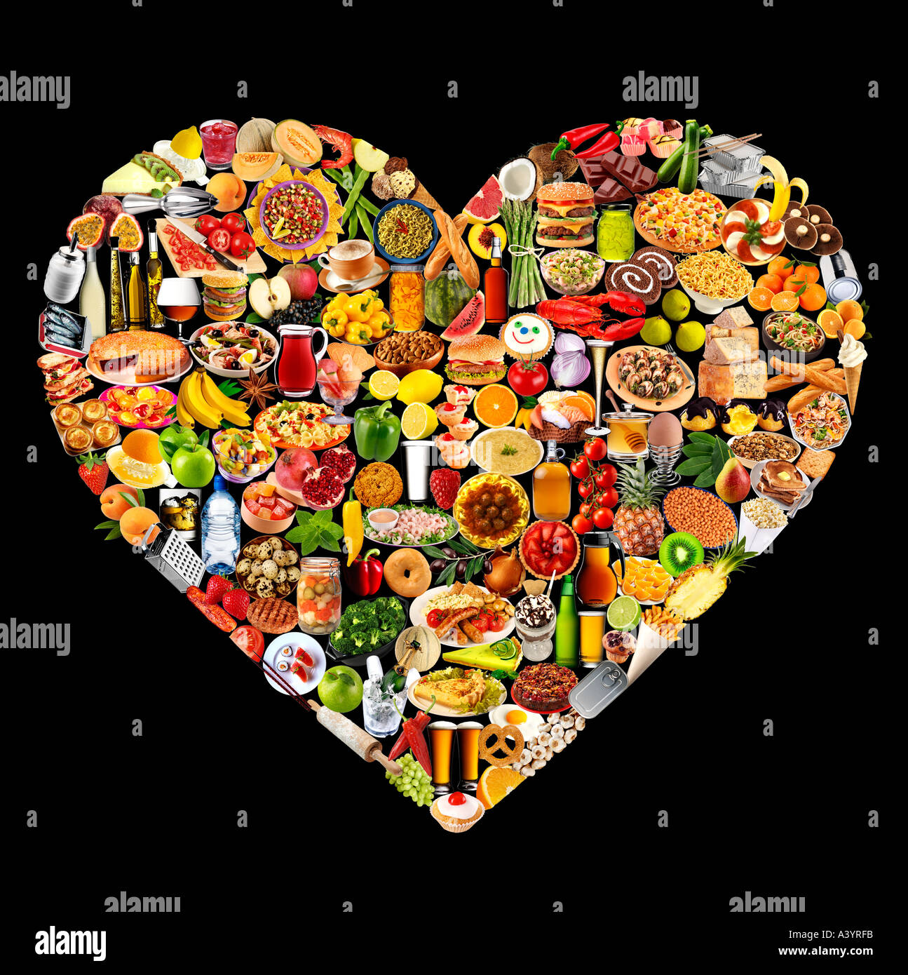Heart cuisine hi-res stock photography and images - Alamy