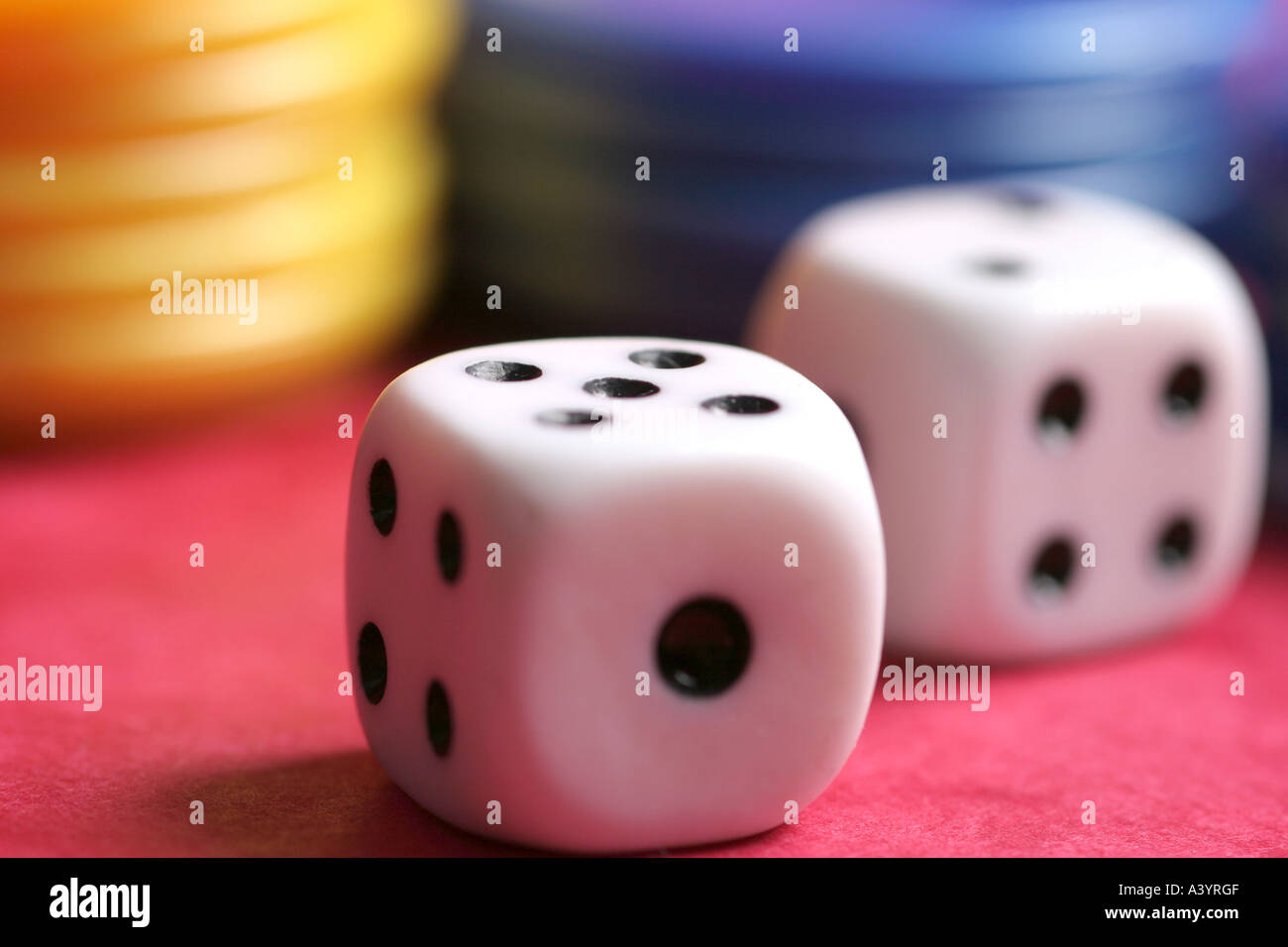 Dice counters hi-res stock photography and images - Alamy