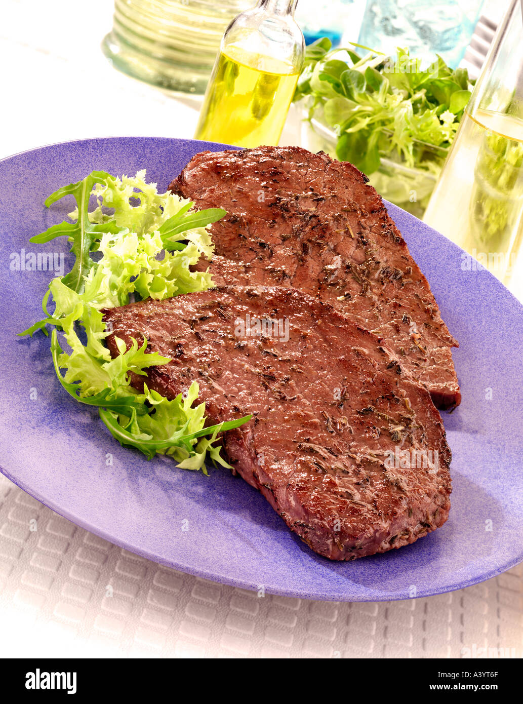 BBQ CHARGRILLED STEAK Stock Photo - Alamy