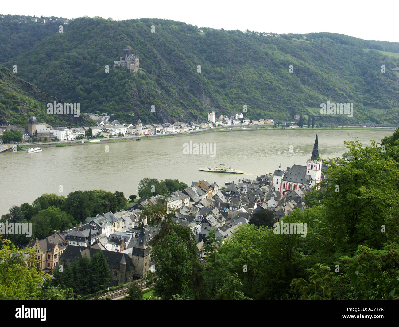 UNESCO World Heritage Site Upper Middle Rhine Valley, Germany ...