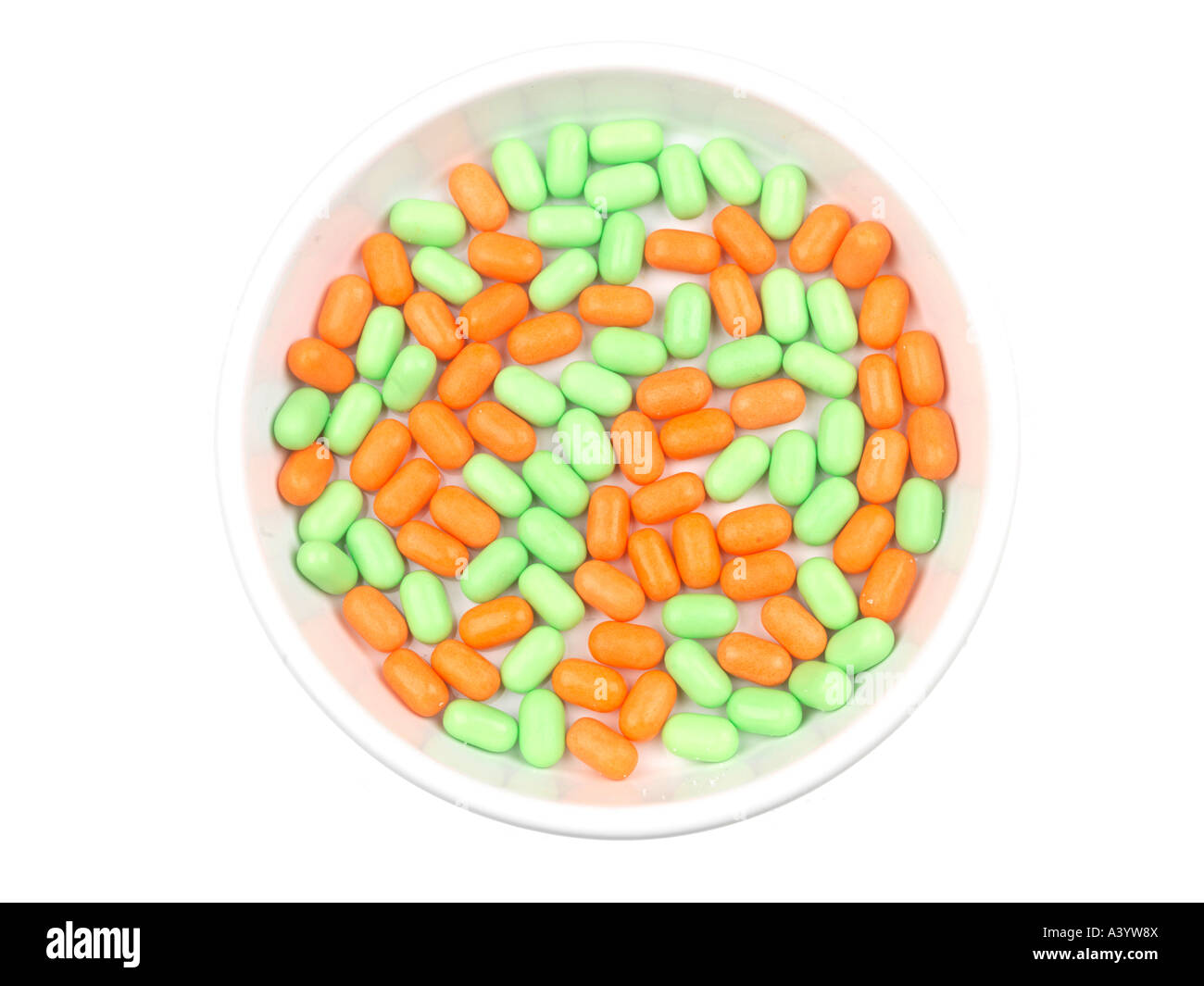 Bowl of Mints Stock Photo - Alamy