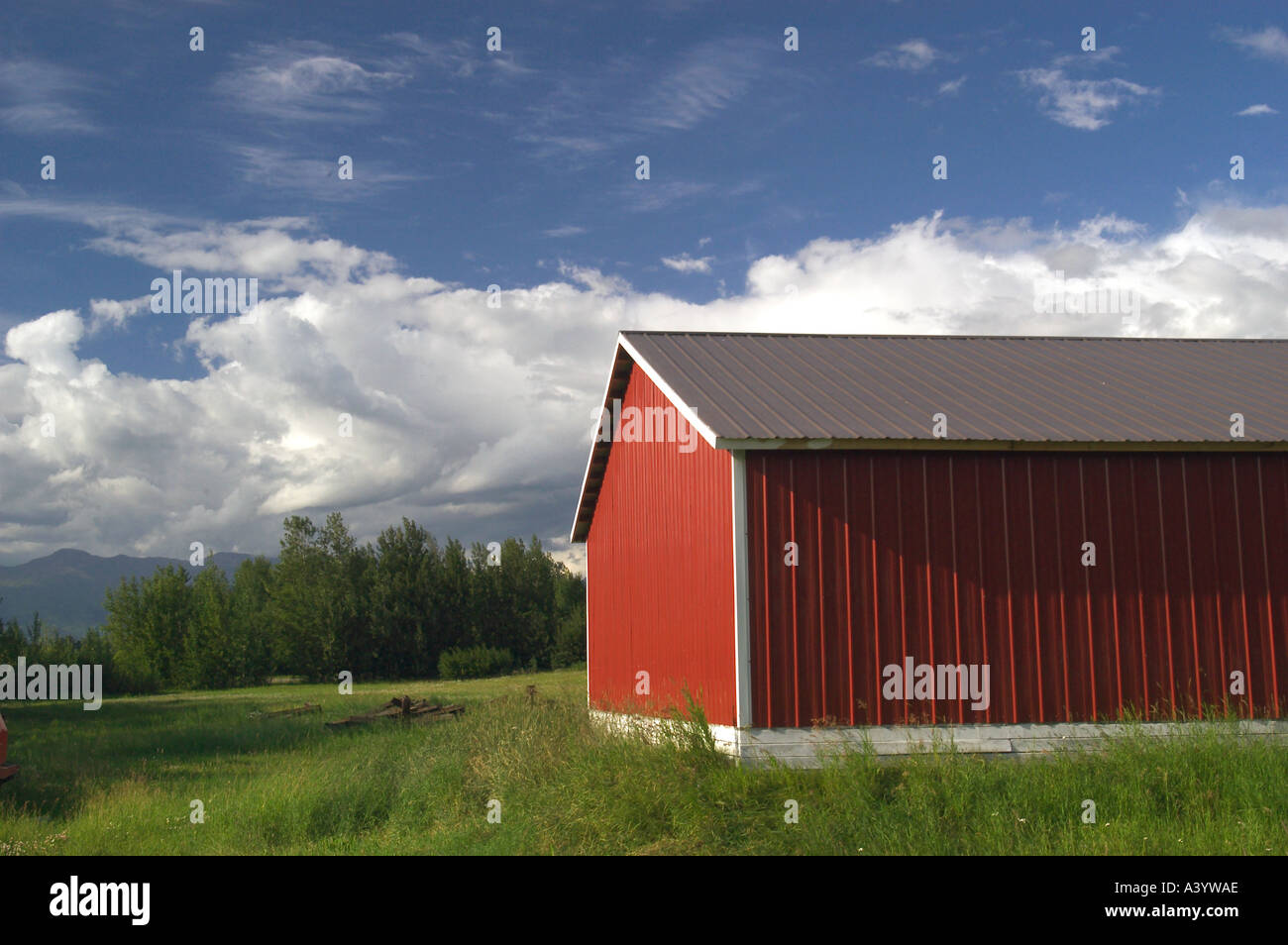 Alaska barn farm farm hi-res stock photography and images - Alamy