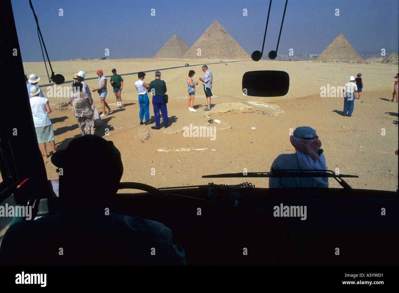 Cairo traffic pyramids hi-res stock photography and images - Alamy