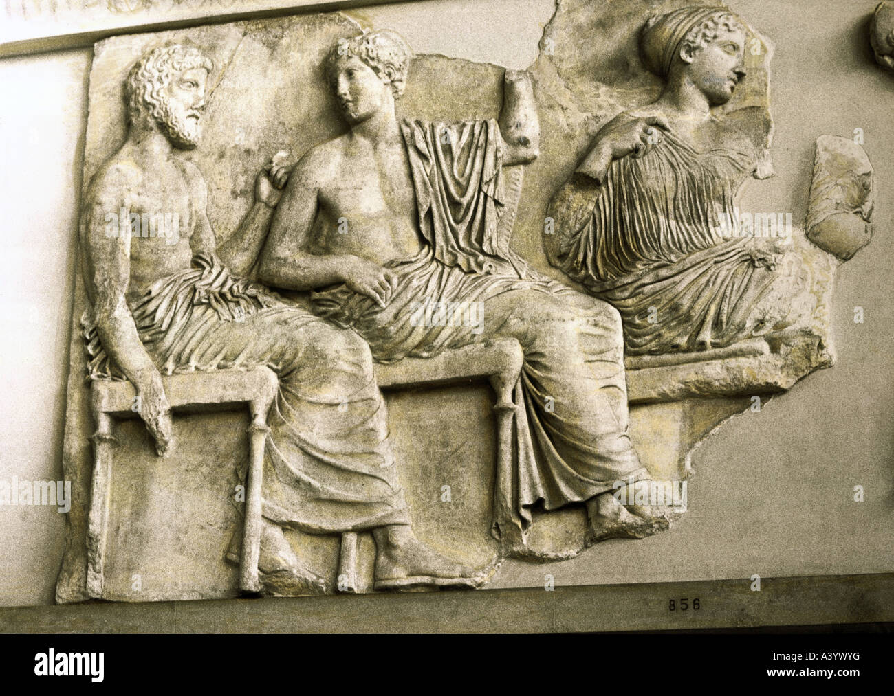 fine arts, ancient world, Greece, sculpture, relief, circa 440 BC ...