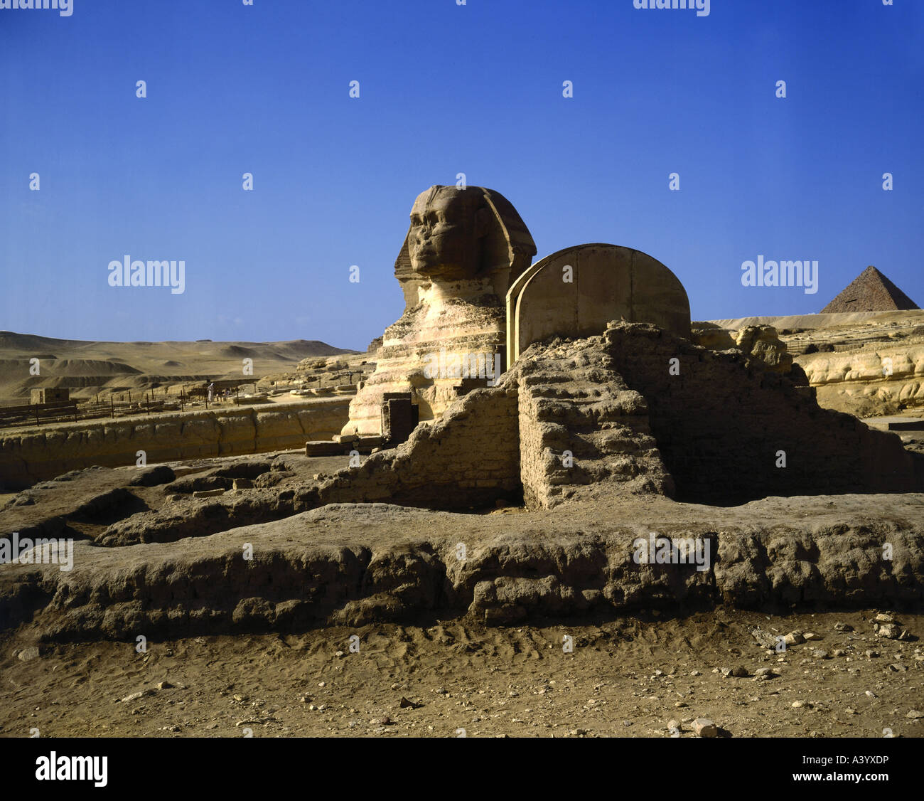 travel /geography, Egypt, Giza, great sphinx from north east, circa ...