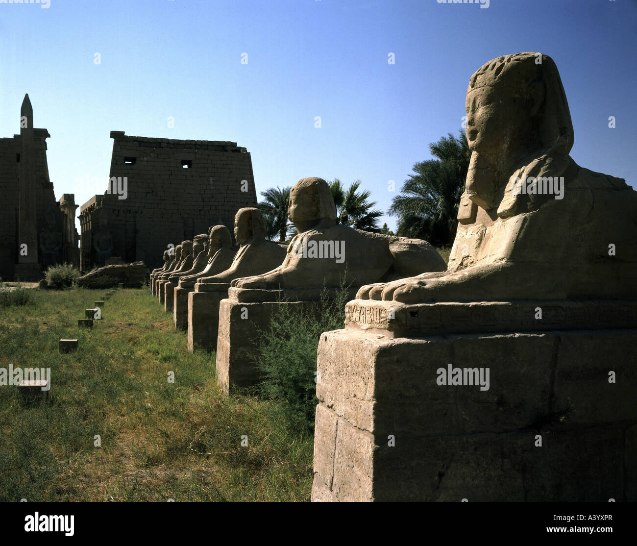 Luxor temple architecture hi-res stock photography and images - Alamy