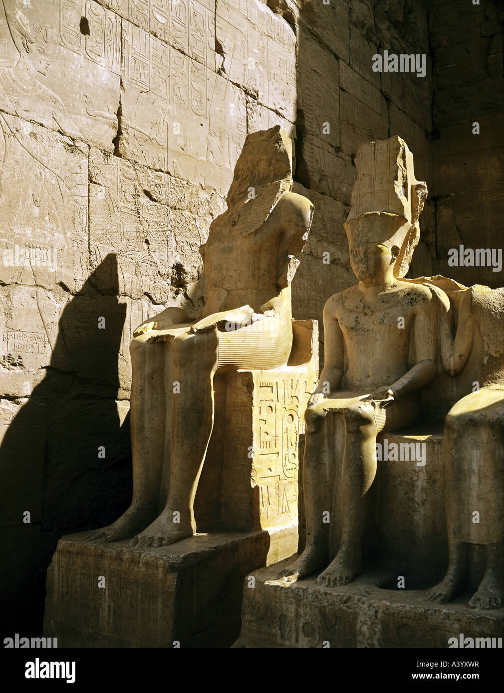Amun temple luxor 19th hi-res stock photography and images - Alamy