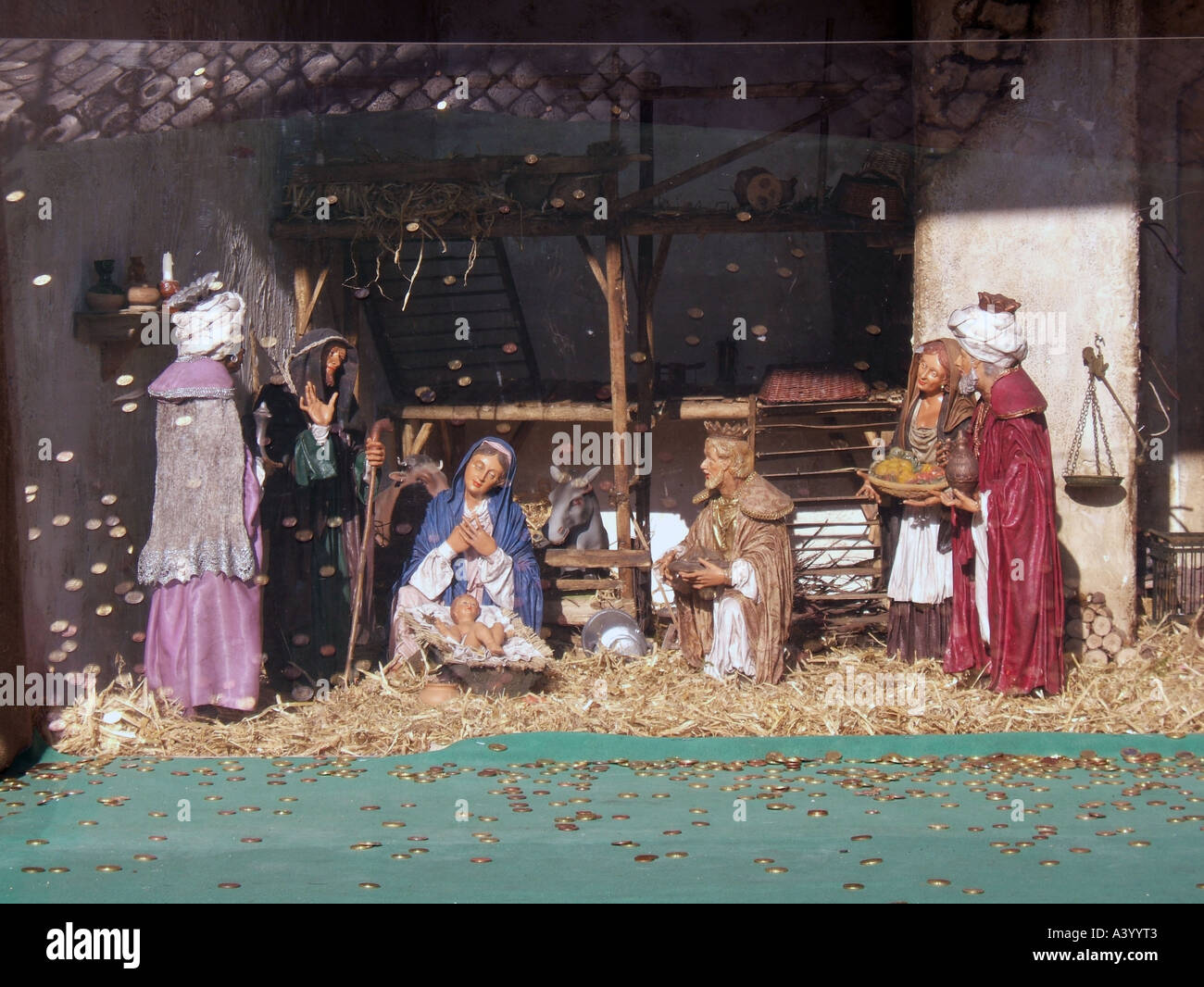 birth of christ presipe Stock Photo - Alamy